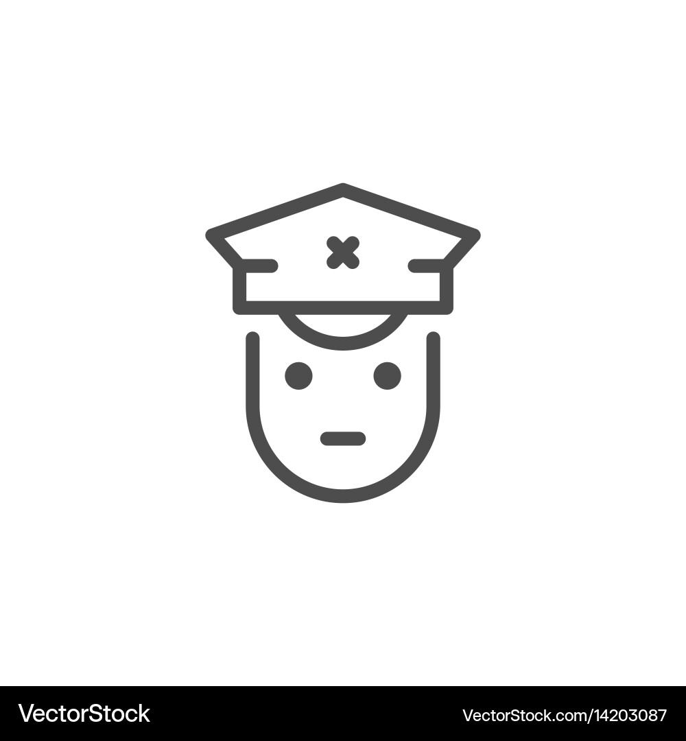 Driver line icon Royalty Free Vector Image - VectorStock