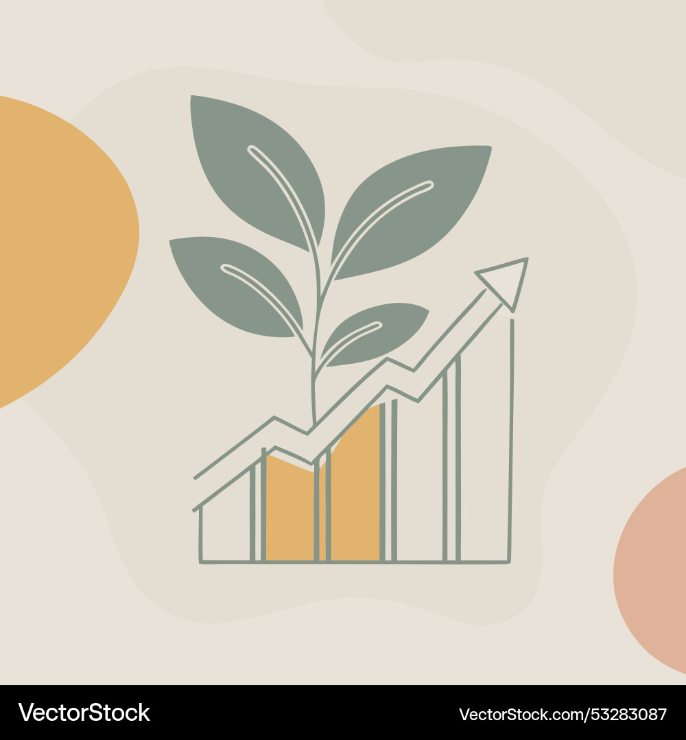 Financial growth symbol design for online – Royalty-Free Vector ...