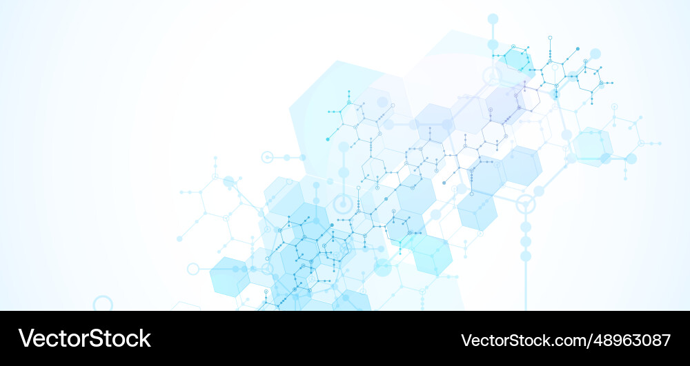 Modern science or technology abstract background Vector Image