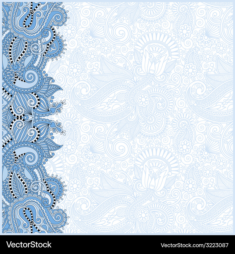 Ukrainian Ethnic Carpet Pattern Royalty Free Vector Image