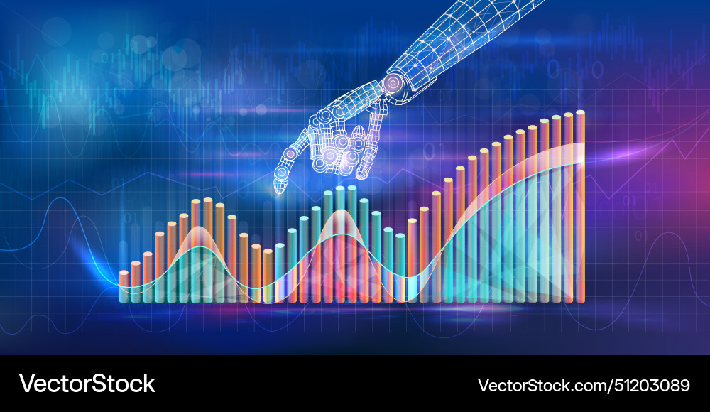 Abstract infographics of the development Vector Image