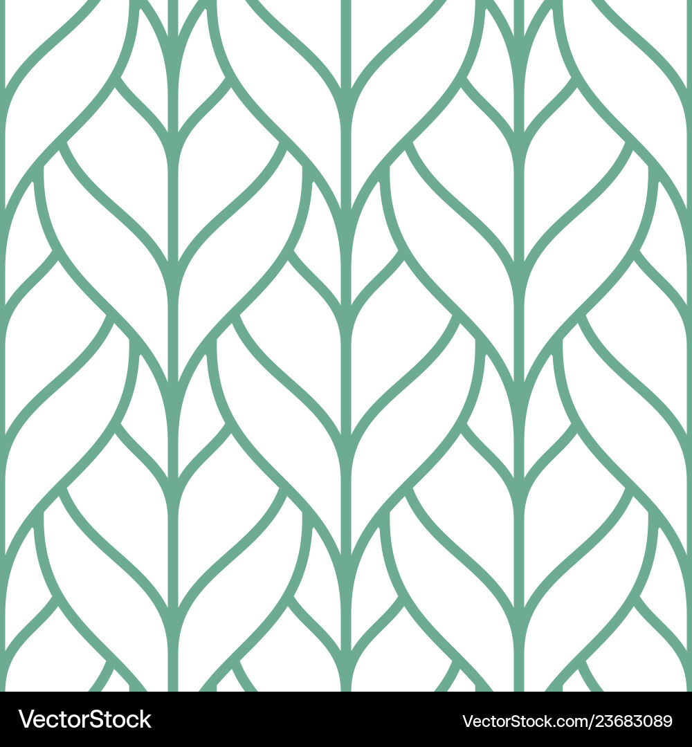 Elegant Leaf Pattern Royalty Free Vector Image