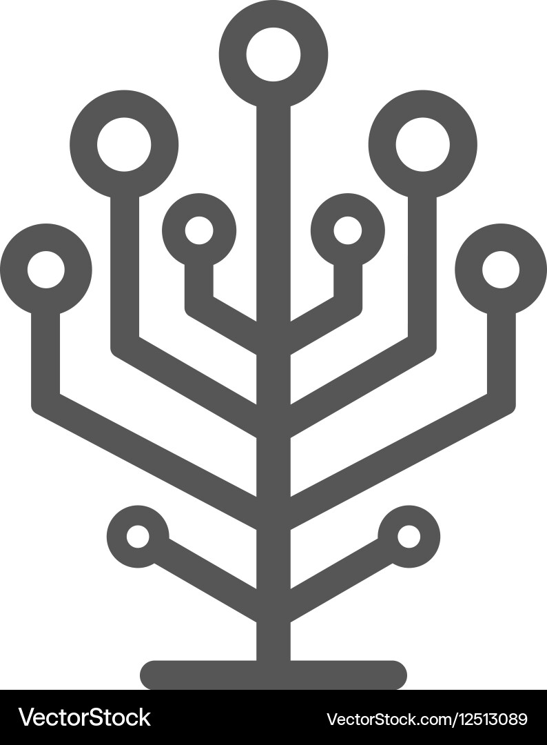 Network tree icon Royalty Free Vector Image - VectorStock