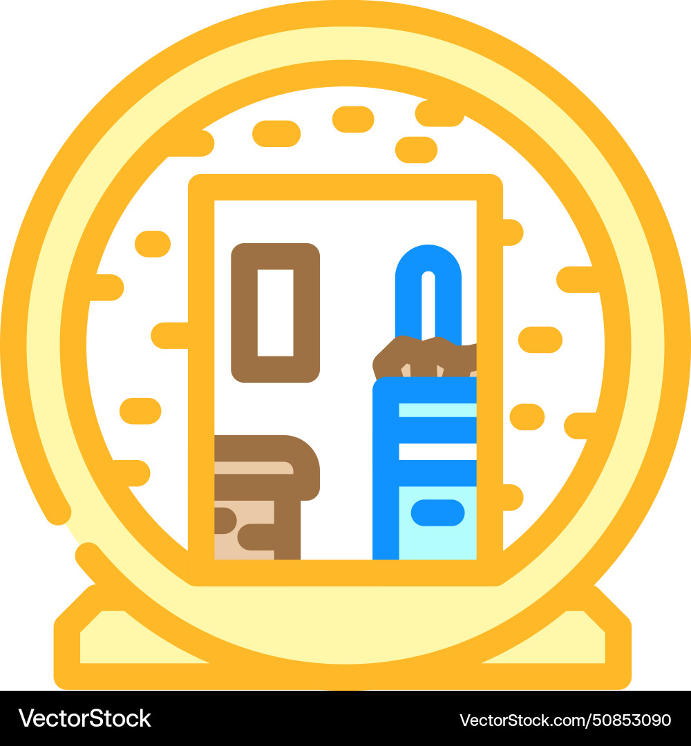 Finnish sauna color icon Royalty Free Vector Image
