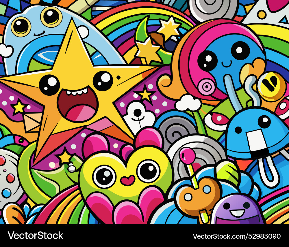 Graffiti doodle 6 Royalty Free Vector Image - VectorStock