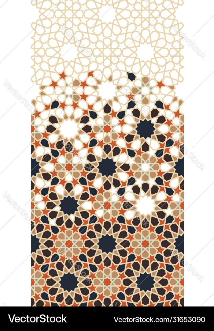 Islamic arabic seamless pattern texture Royalty Free Vector