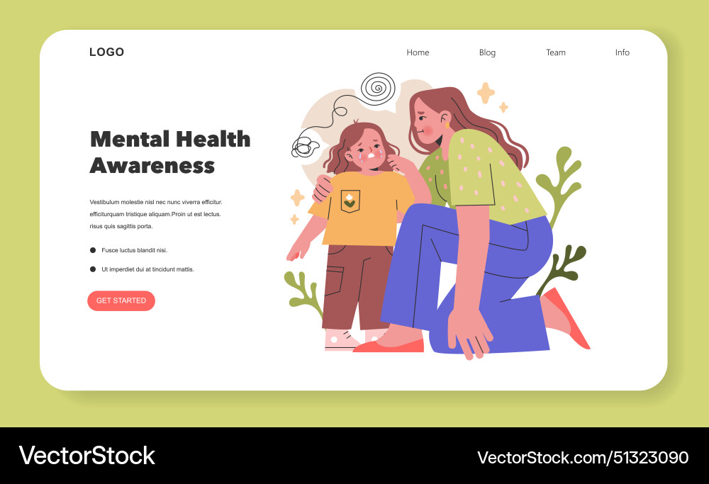 Mental health awareness Royalty Free Vector Image