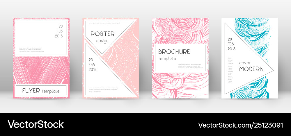 Cover page design template stylish brochure layou Vector Image