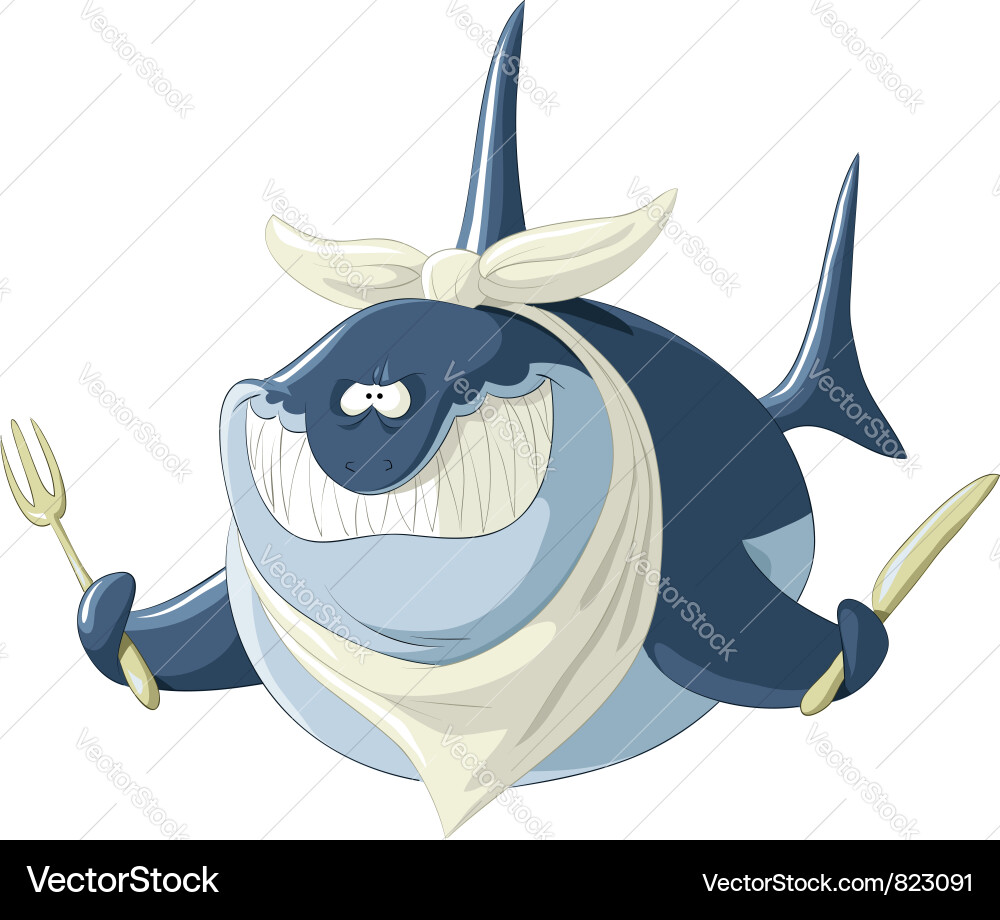 Fat Sharks Vector Images (30)