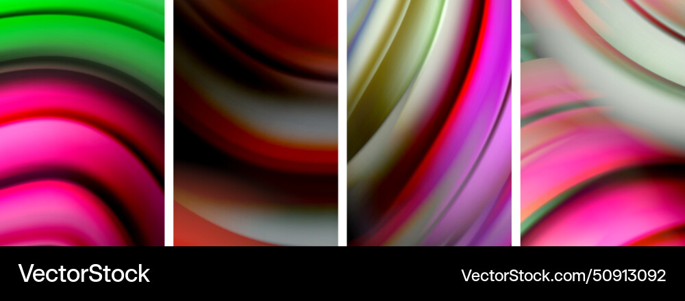 Blurred color line backgrounds Royalty Free Vector Image