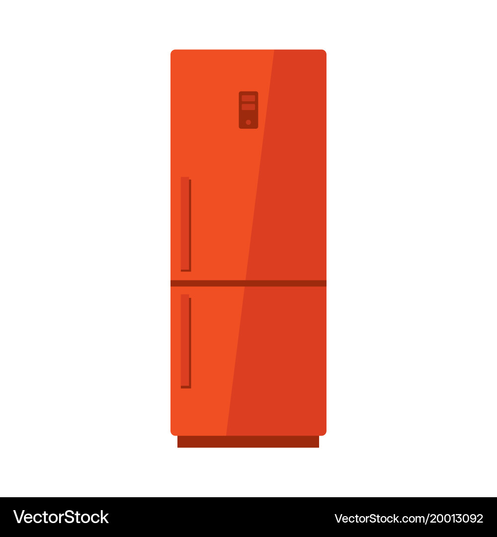 Fridge isolated Royalty Free Vector Image - VectorStock