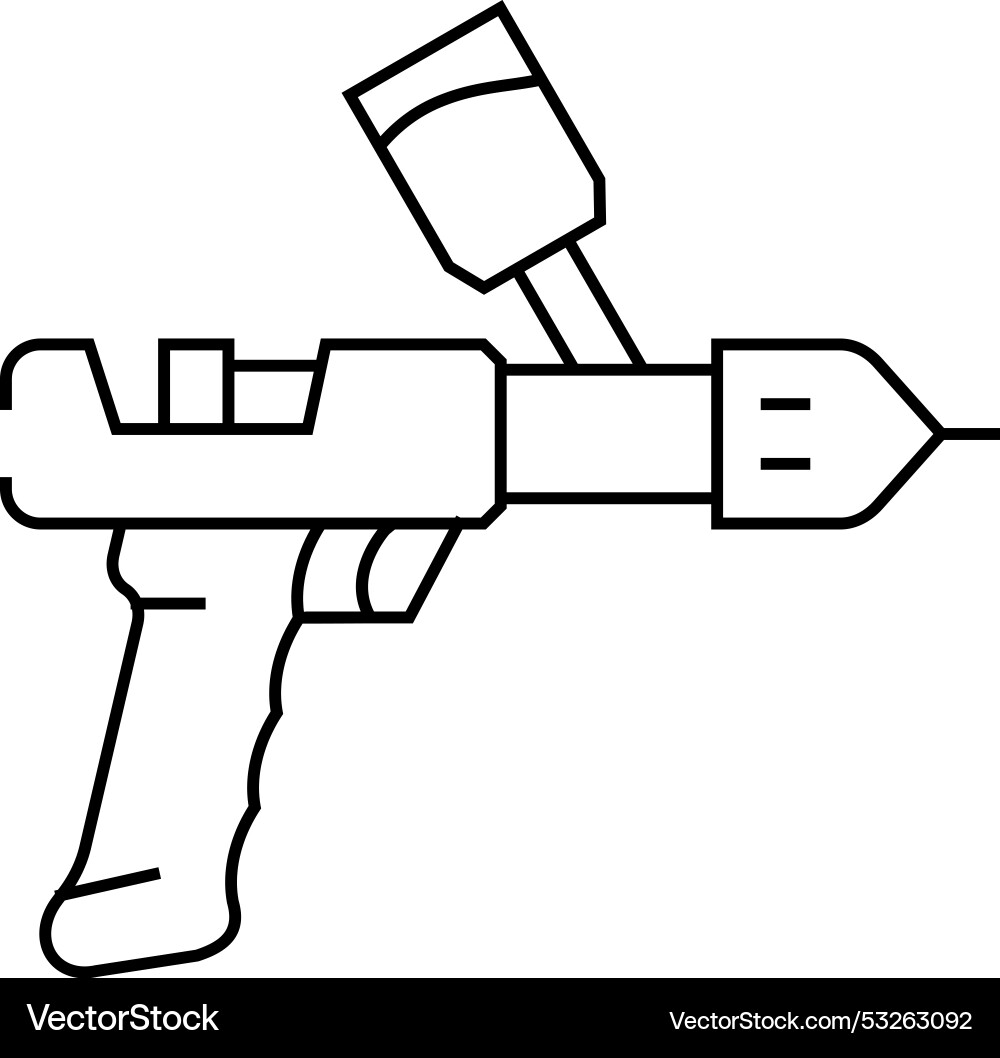 Pig vaccination line icon Royalty Free Vector Image