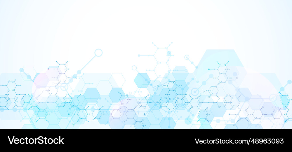 Modern science or technology abstract background Vector Image