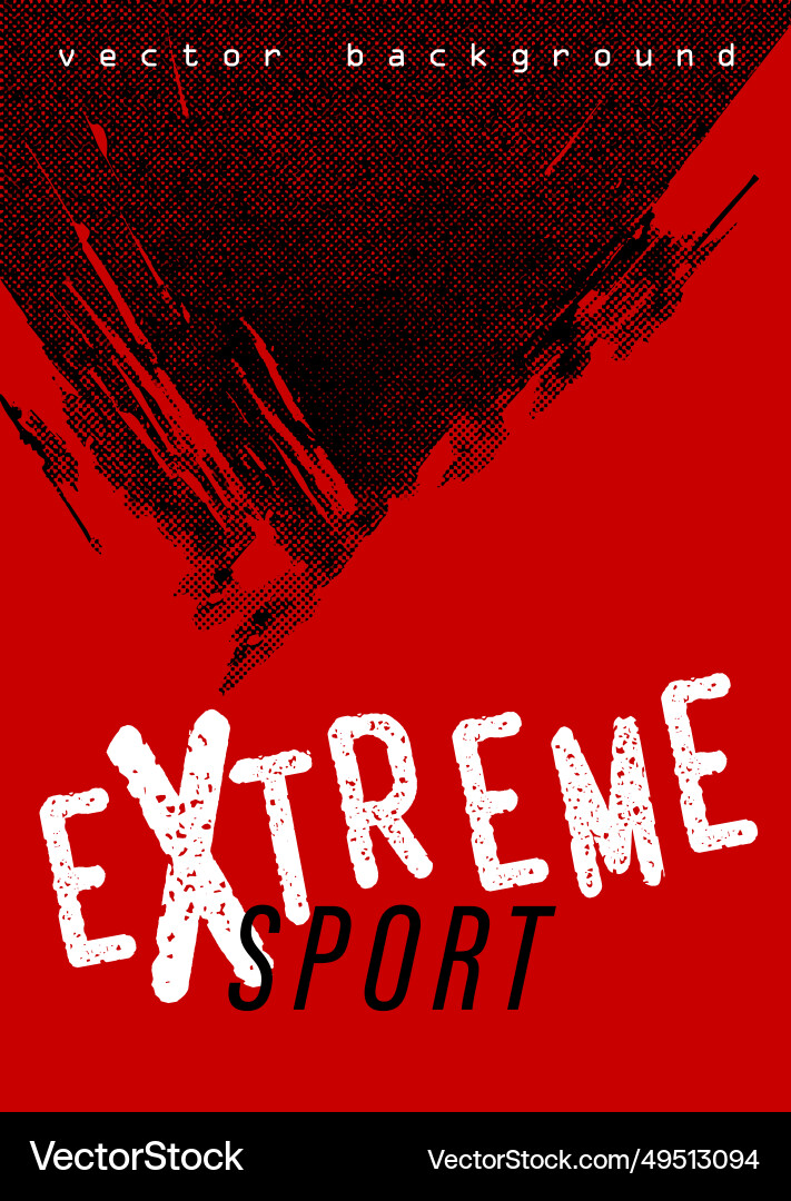 Extreme sport vertical grunge backdrop Royalty Free Vector