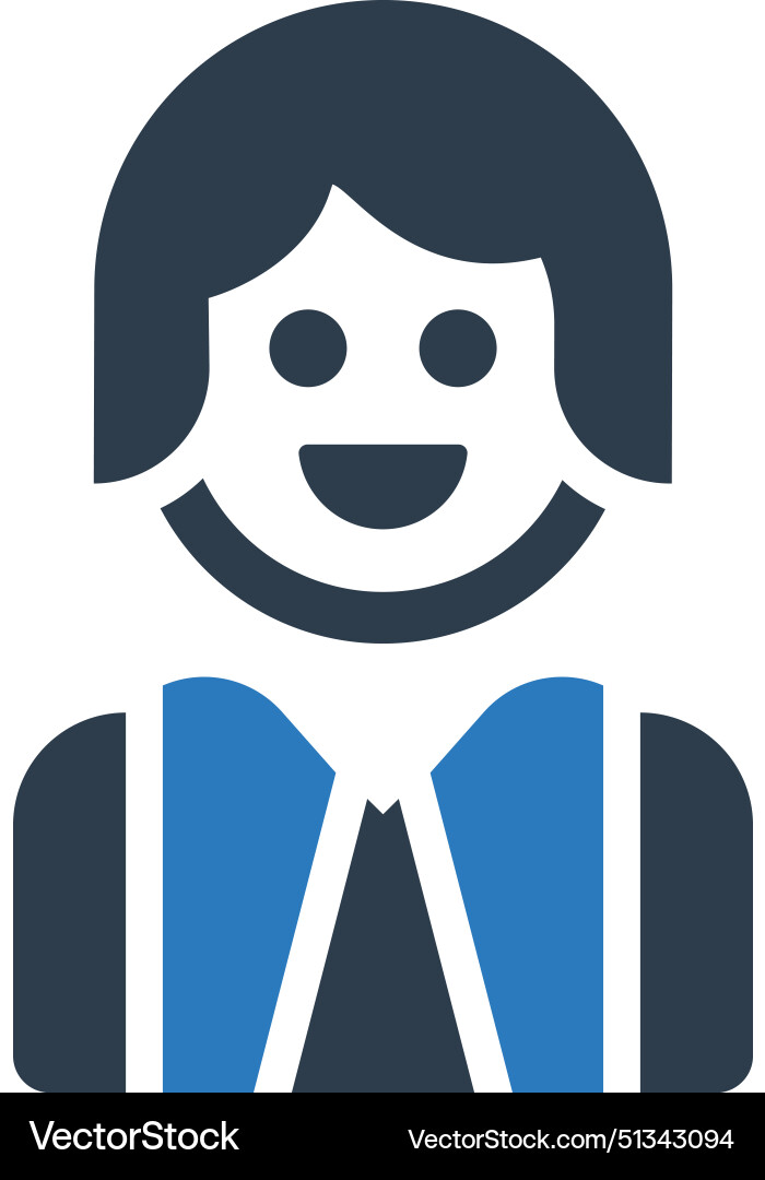 Girl student icon Royalty Free Vector Image - VectorStock