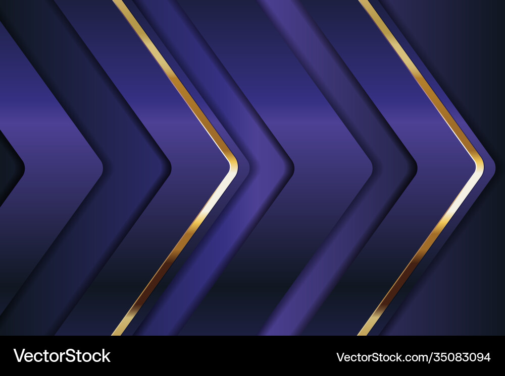 Gold Abstract Banner Background Royalty Free Vector Image