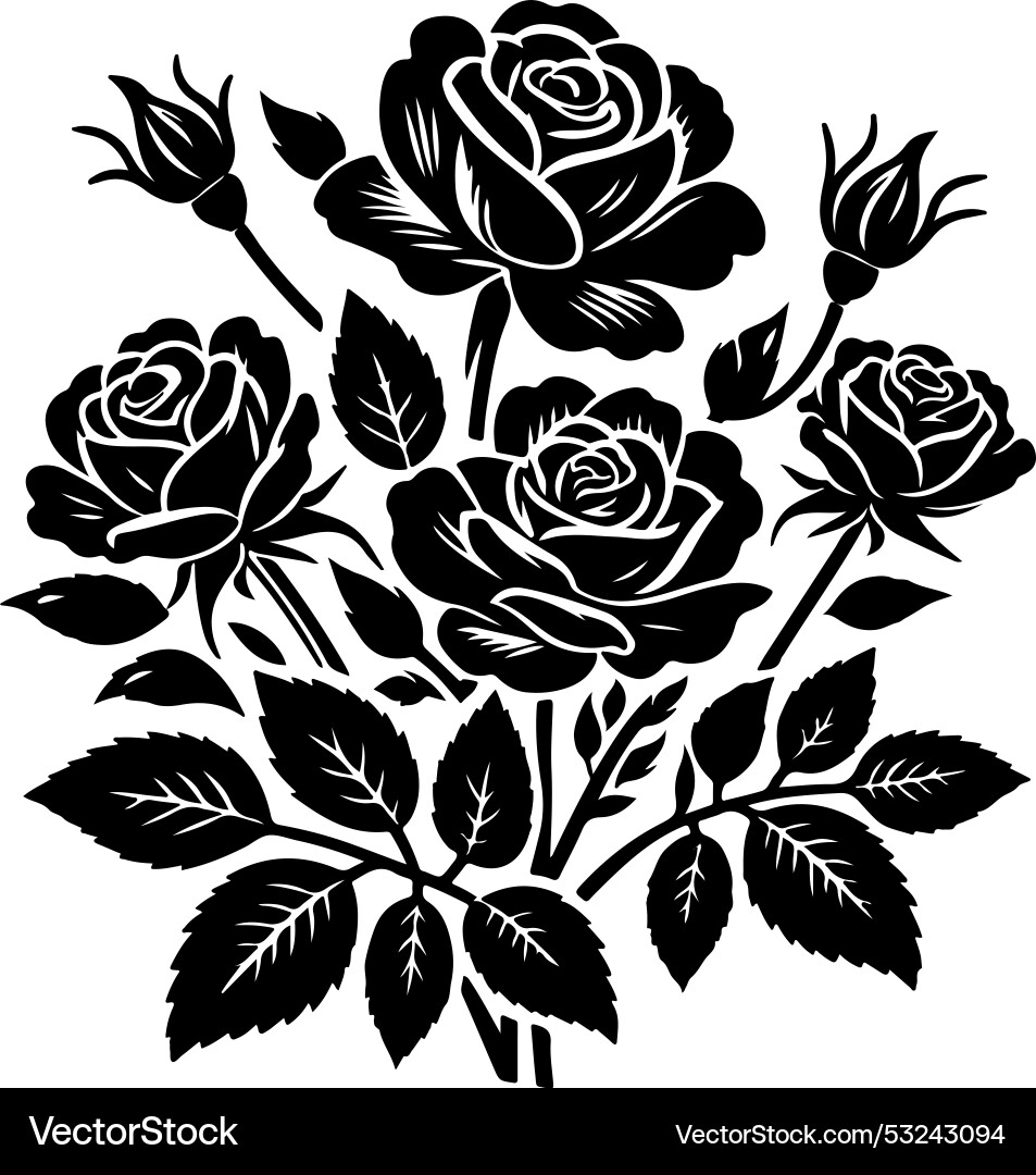 Rose file Royalty Free Vector Image - VectorStock