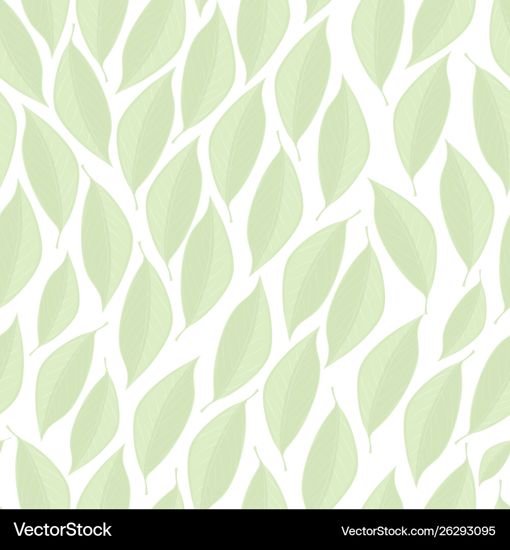 Leaves Texture Seamless White Seamless Texture With Light Green Leaves