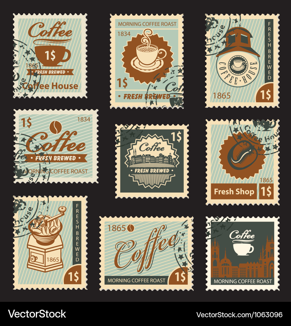 Coffee brand Royalty Free Vector Image - VectorStock