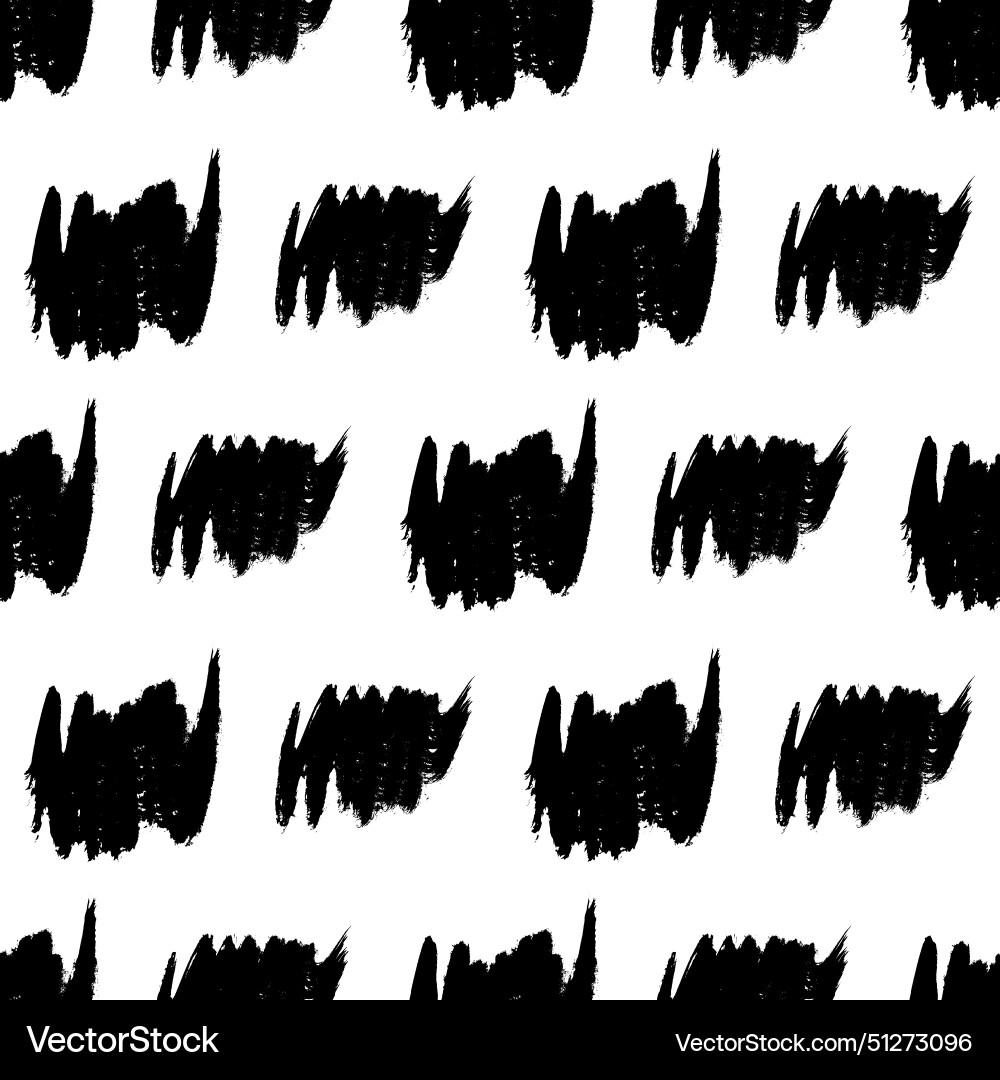 Seamless pattern with hand drawn scribble smears Vector Image