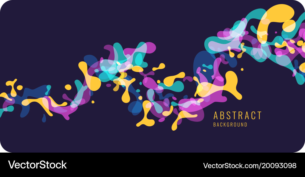 Colorful Splash Abstract Background Royalty Free Vector