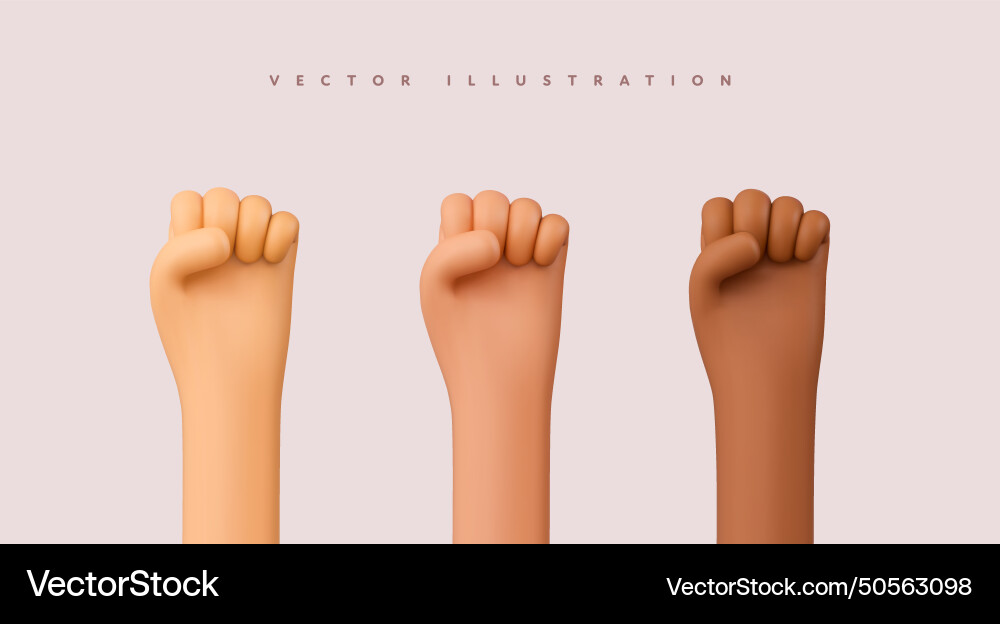 Upholding human rights protests international Vector Image