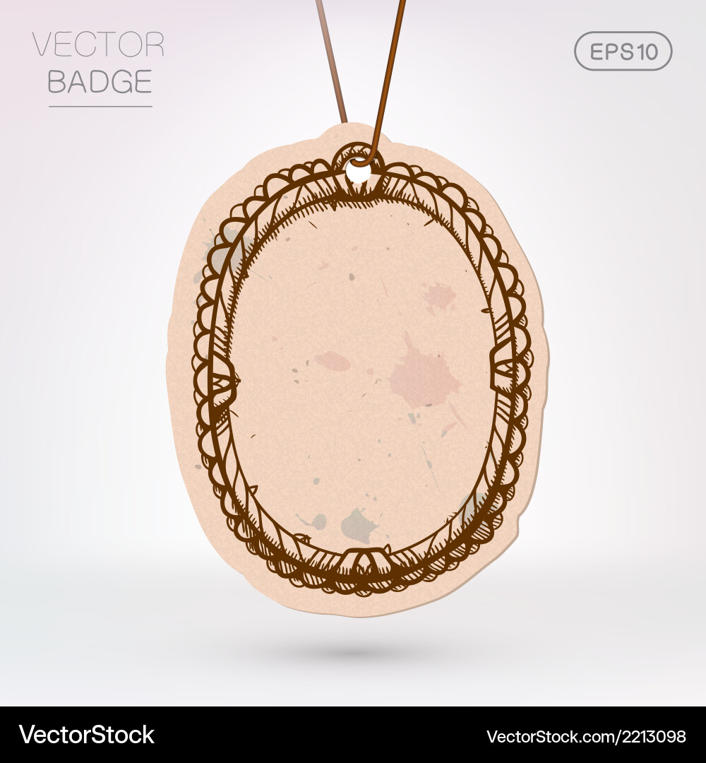 Vintage styled vignette frame Royalty Free Vector Image