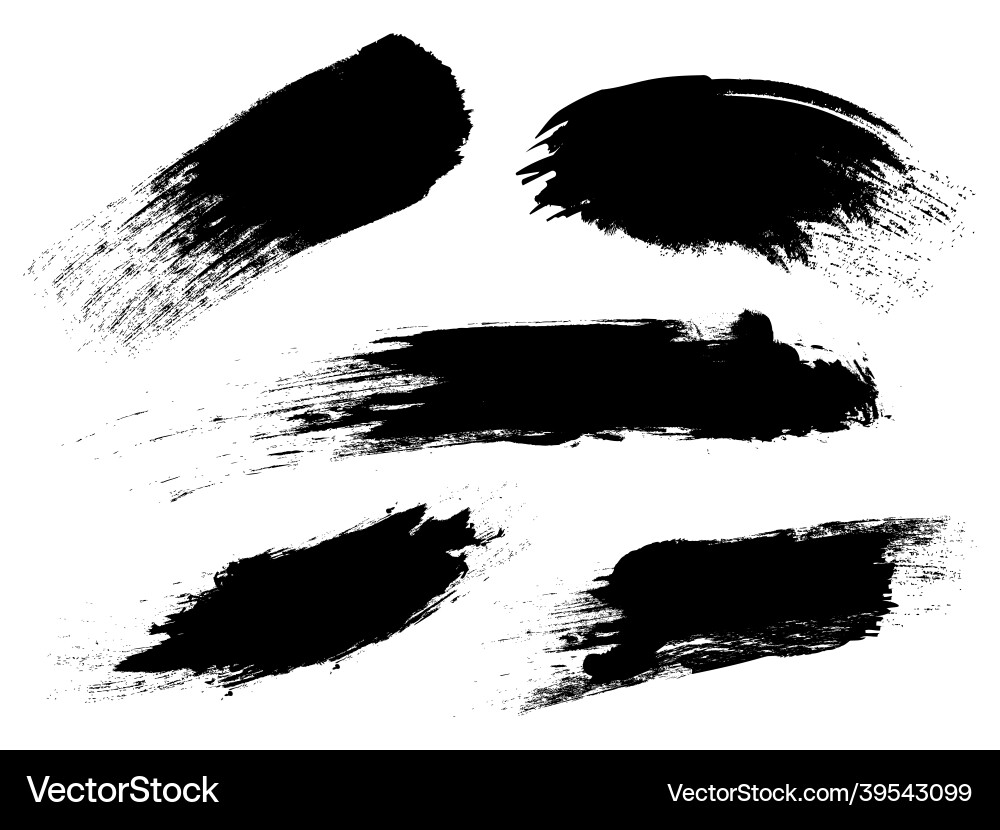 Grunge Brush Stroke Backdrop Royalty Free Vector Image
