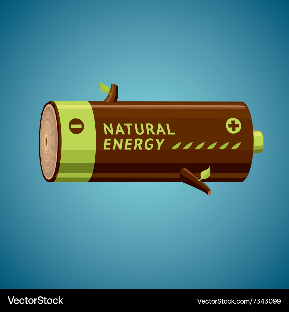 Natural energy Royalty Free Vector Image - VectorStock