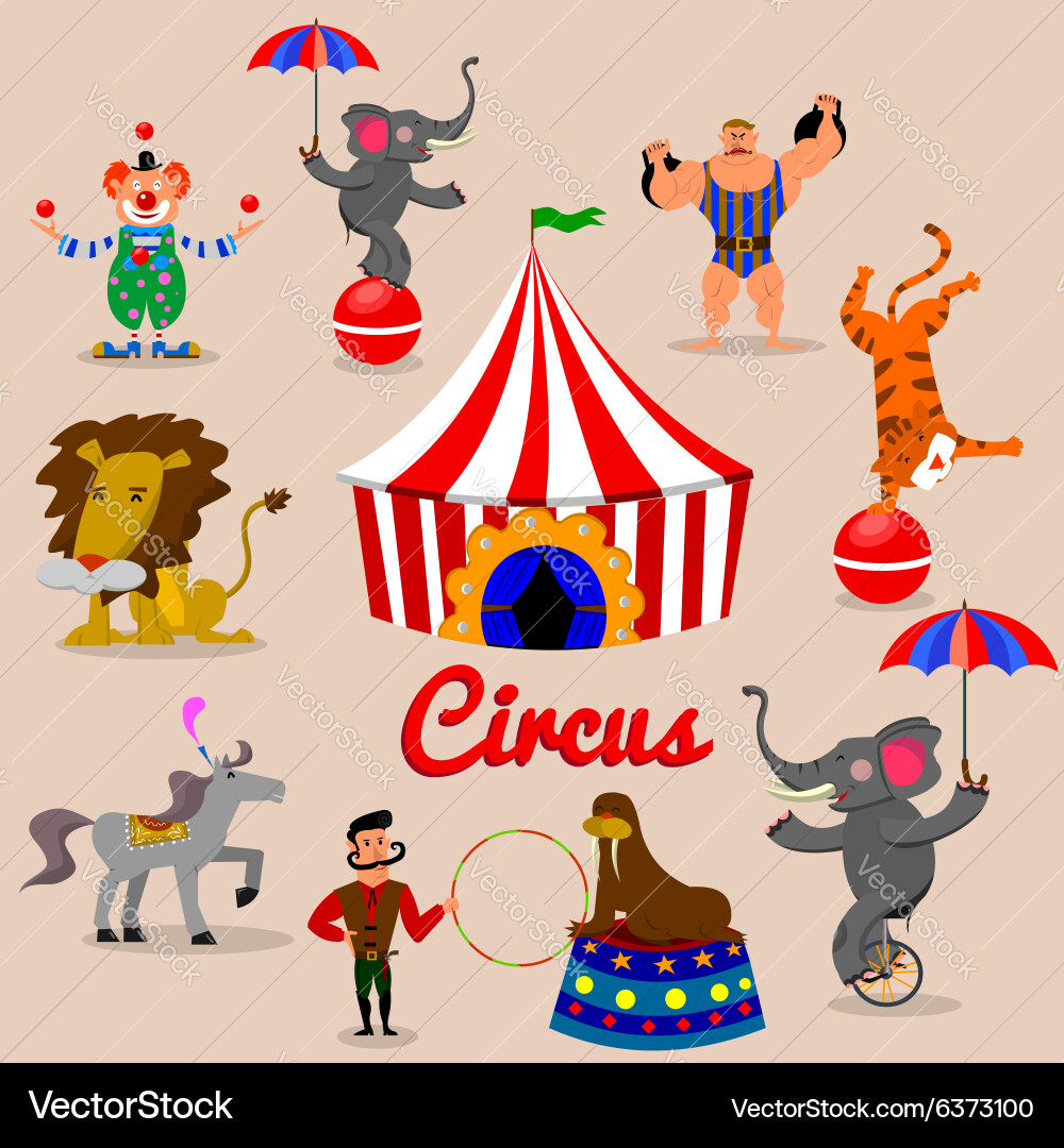 Circus Royalty Free Vector Image - VectorStock