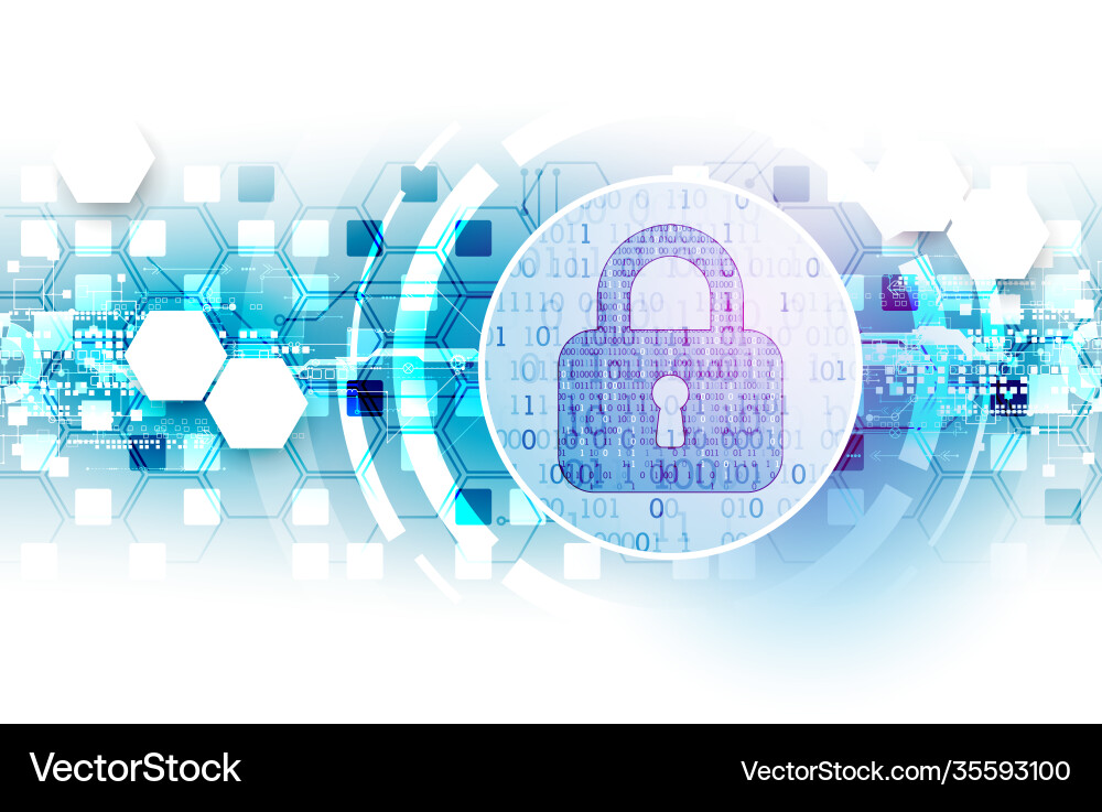 Protection concept protect mechanism system Vector Image