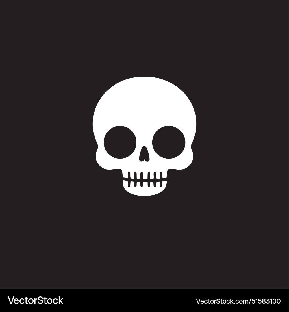 Skeleton - minimalist and flat logo Royalty Free Vector