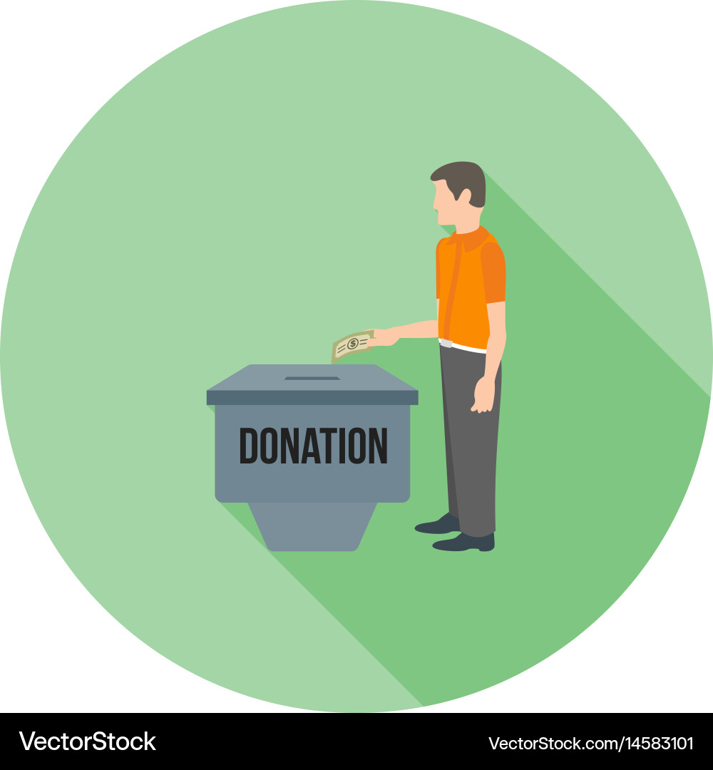 Donation Royalty Free Vector Image - VectorStock