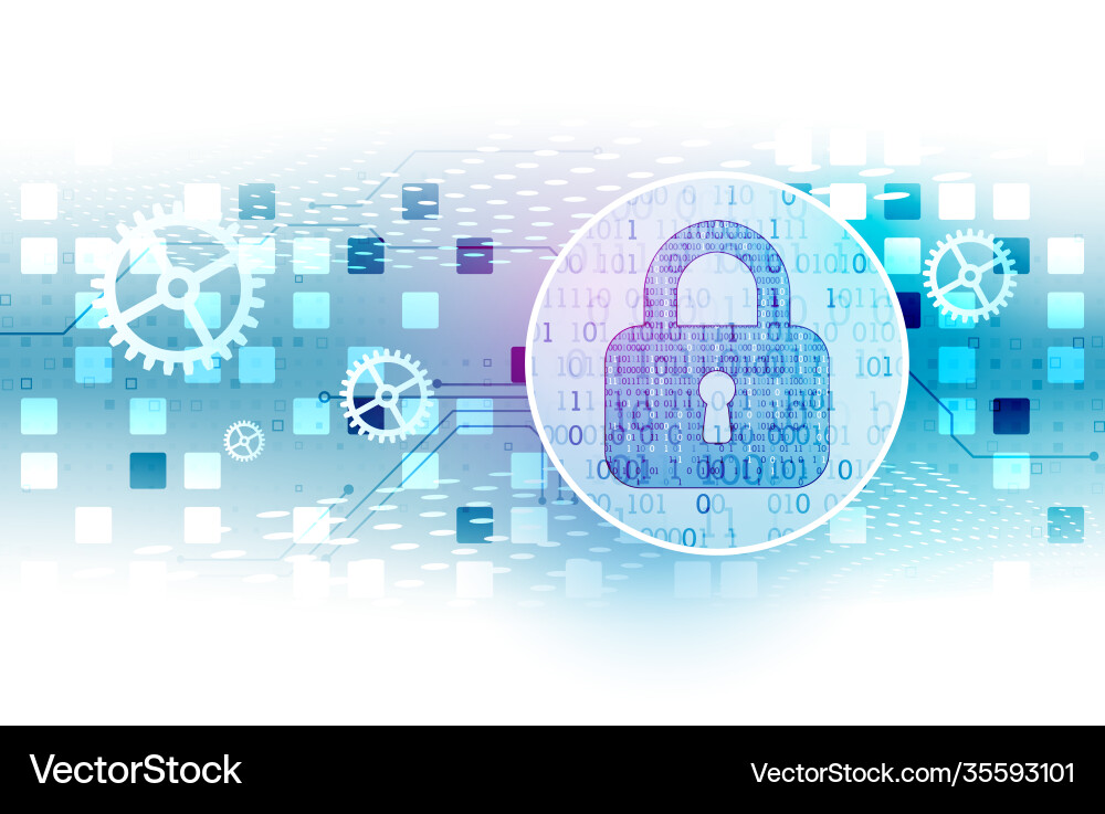 Schutzkonzept Schutzmechanismus System Lizenzfreier Vektor