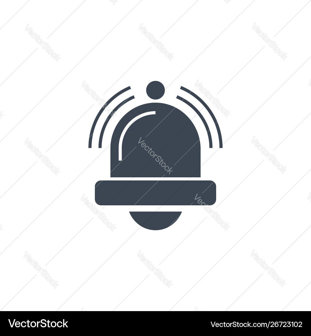 Bell Icon - Alert Signal Royalty Free Vector Image