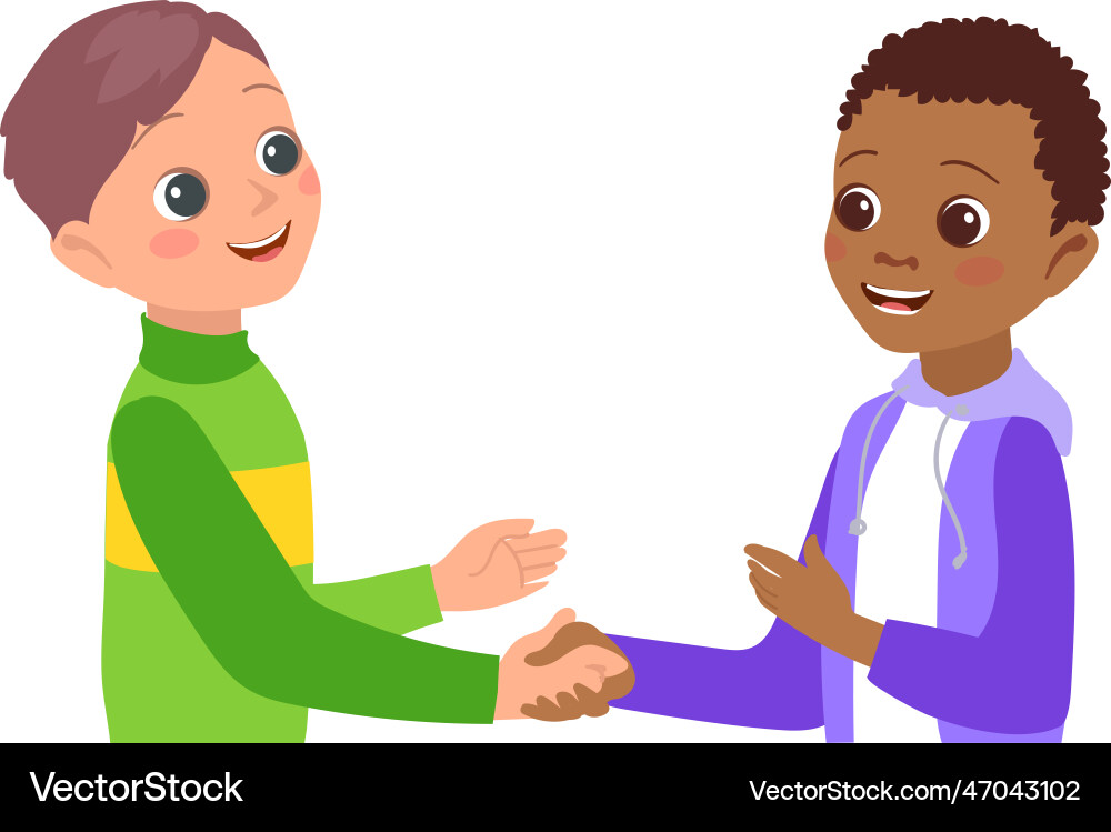 Kids Greeting Clipart