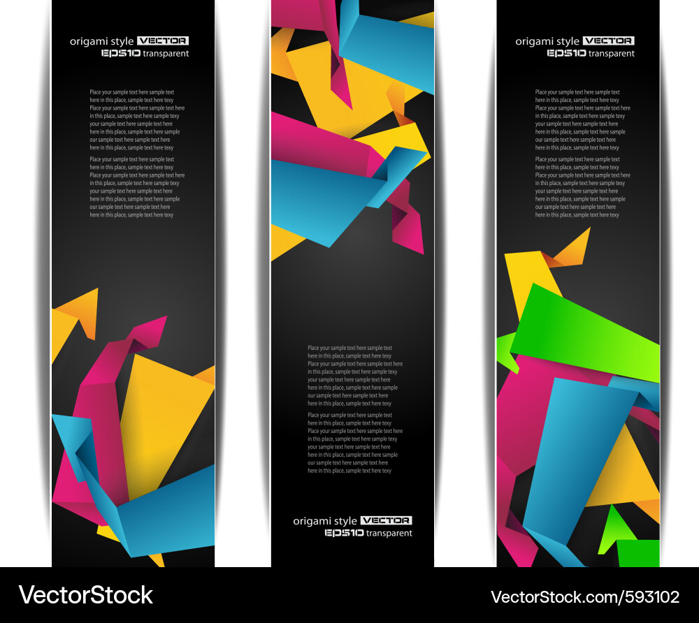 Modern header banner Royalty Free Vector Image