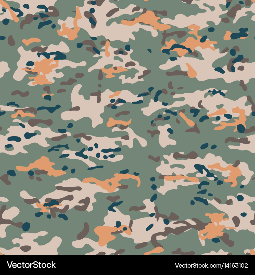 Multicam camouflage seamless patterns Royalty Free Vector