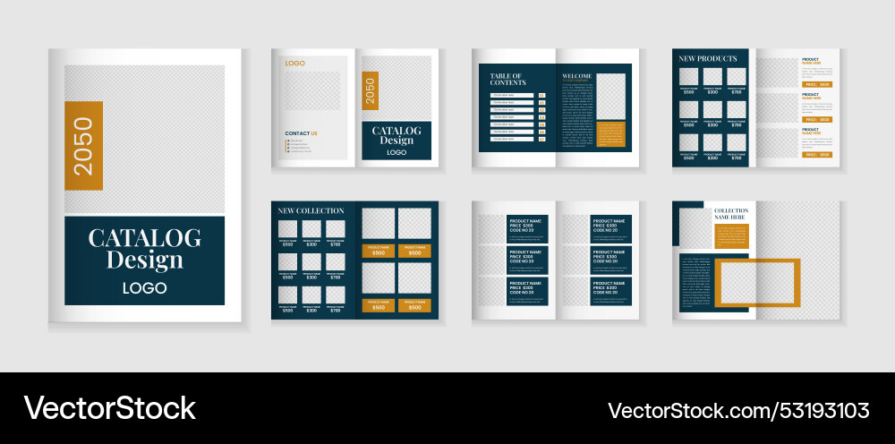 Catalog design Royalty Free Vector Image - VectorStock