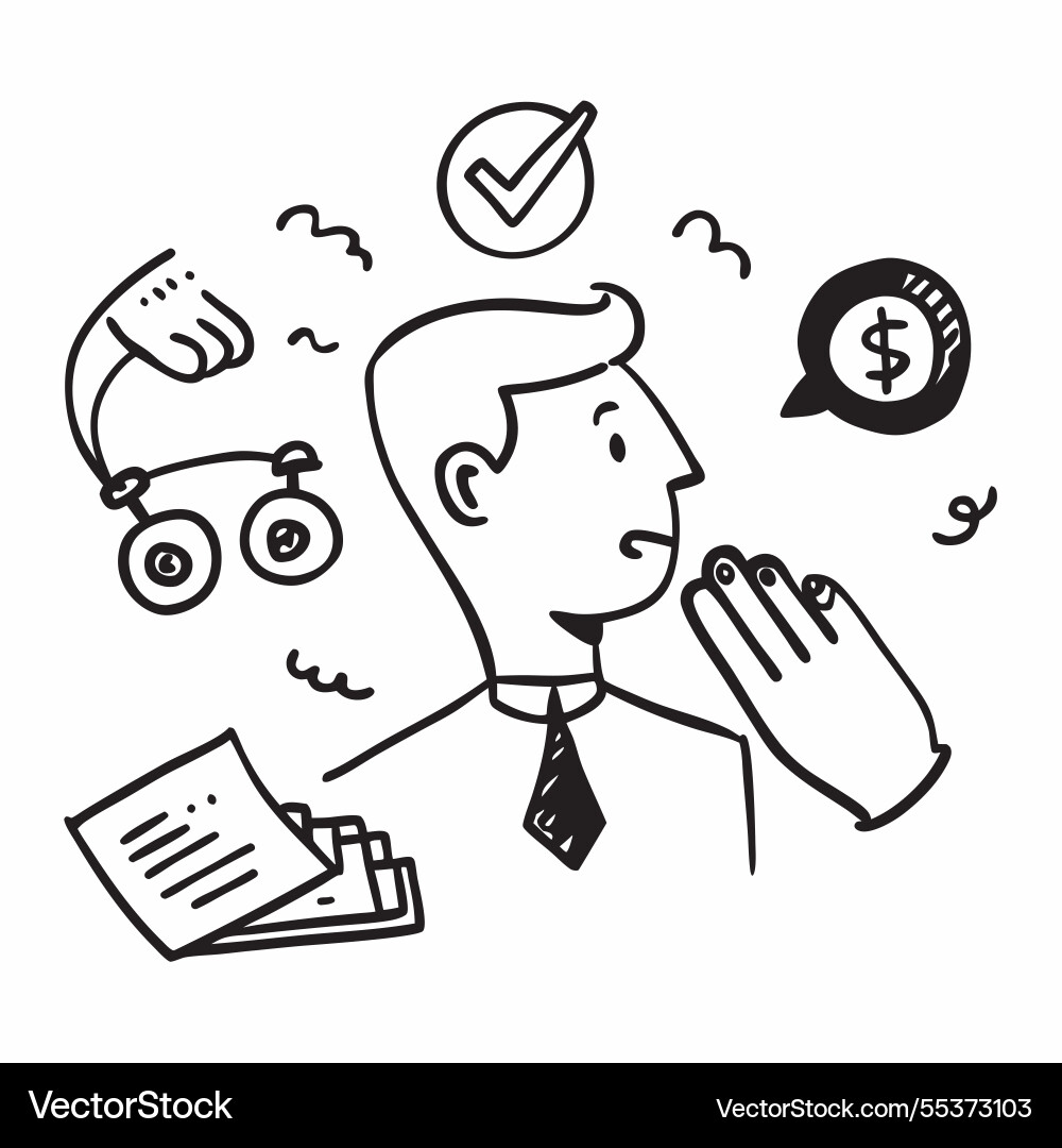 Ceo with regulatory fines concept as a ceos Vector Image