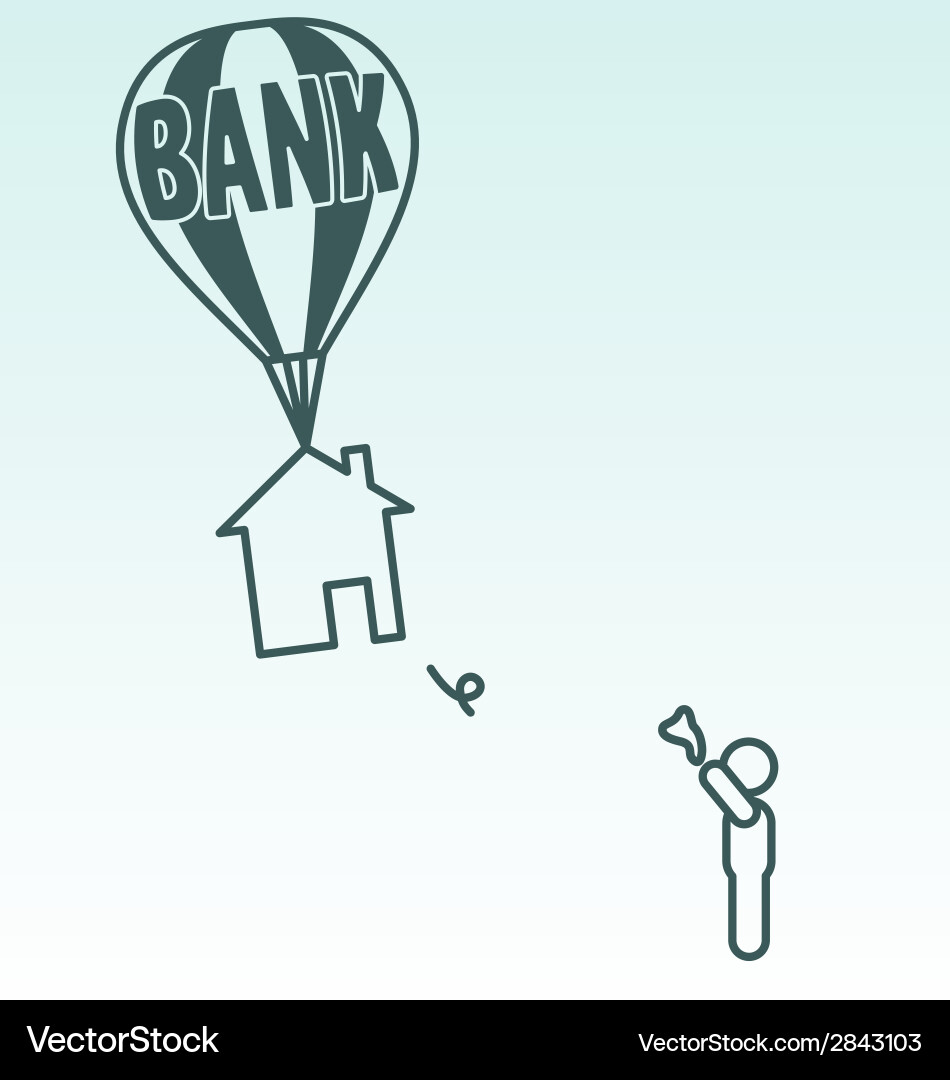 Foreclosure Royalty Free Vector Image - VectorStock