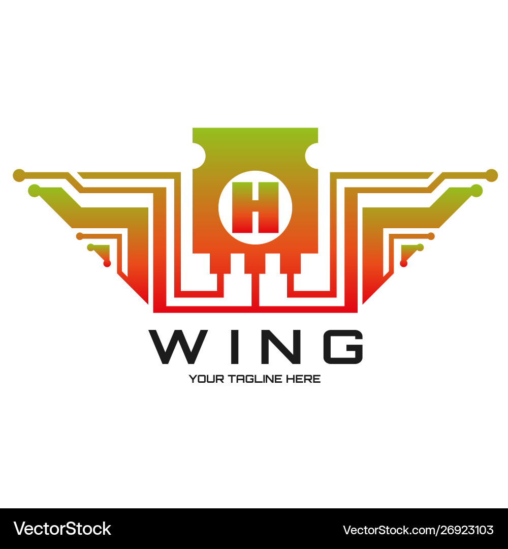 Future technology logos Royalty Free Vector Image