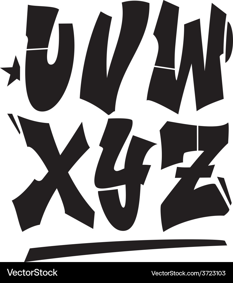 Graffiti Font Alphabet Part 3 Style - Infoupdate.org