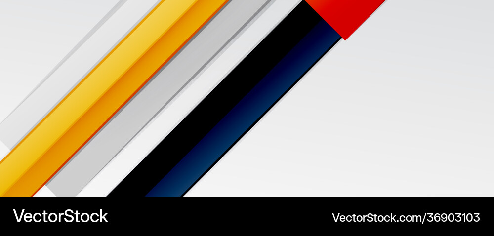 Multicolored lines background design template Vector Image