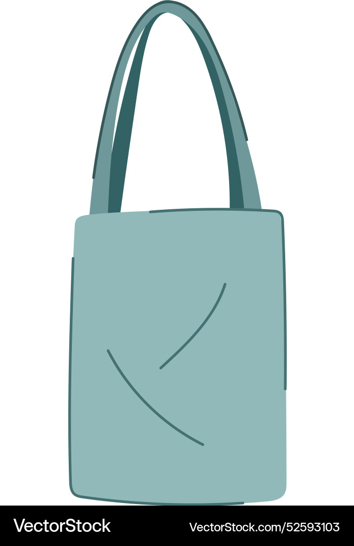 Reusable ecobag cartoon Royalty Free Vector Image