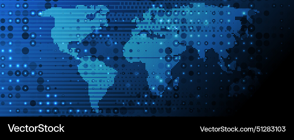 Technology abstract futuristic science background Vector Image