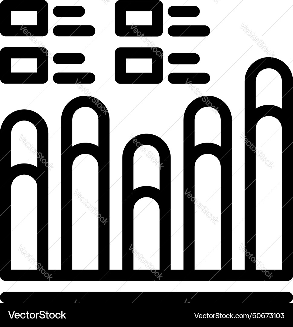 Traffic flow control icon outline urban Royalty Free Vector