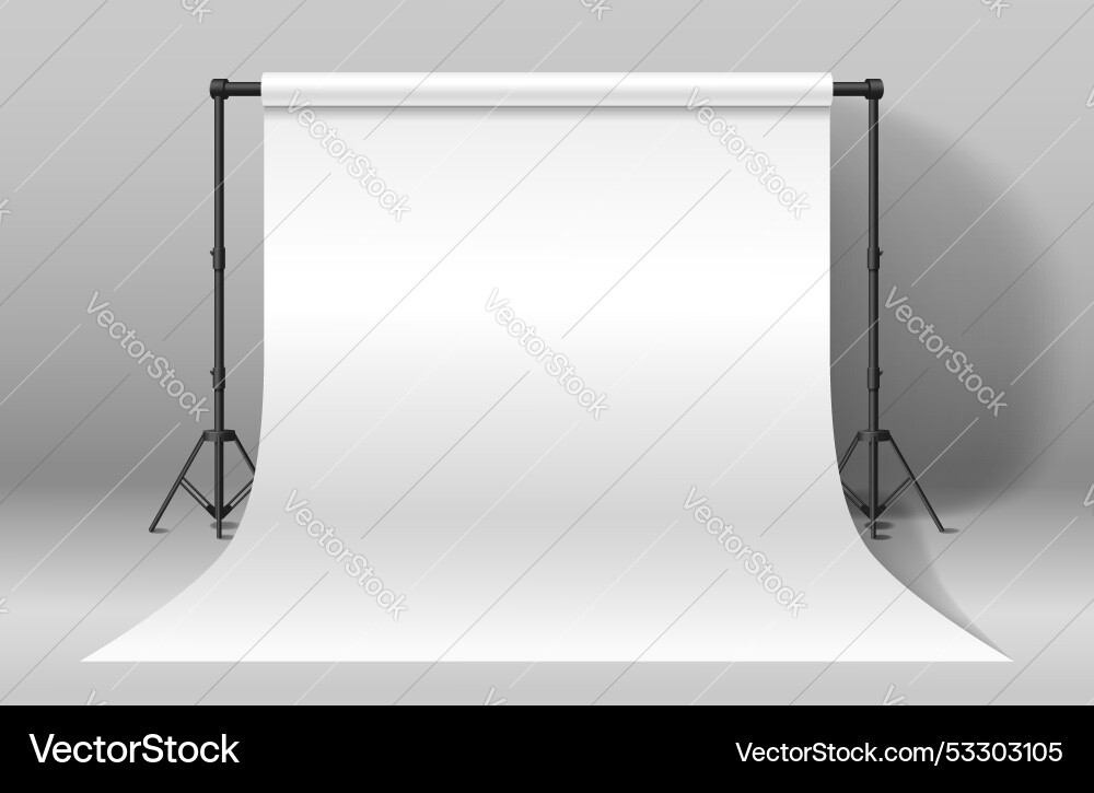 White photo studio background Royalty Free Vector Image