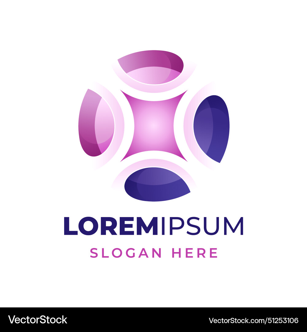 Letter x circle icon logo template Royalty Free Vector Image