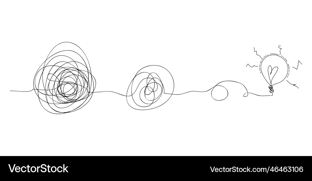 Scribble line doodles the concept of transition Vector Image